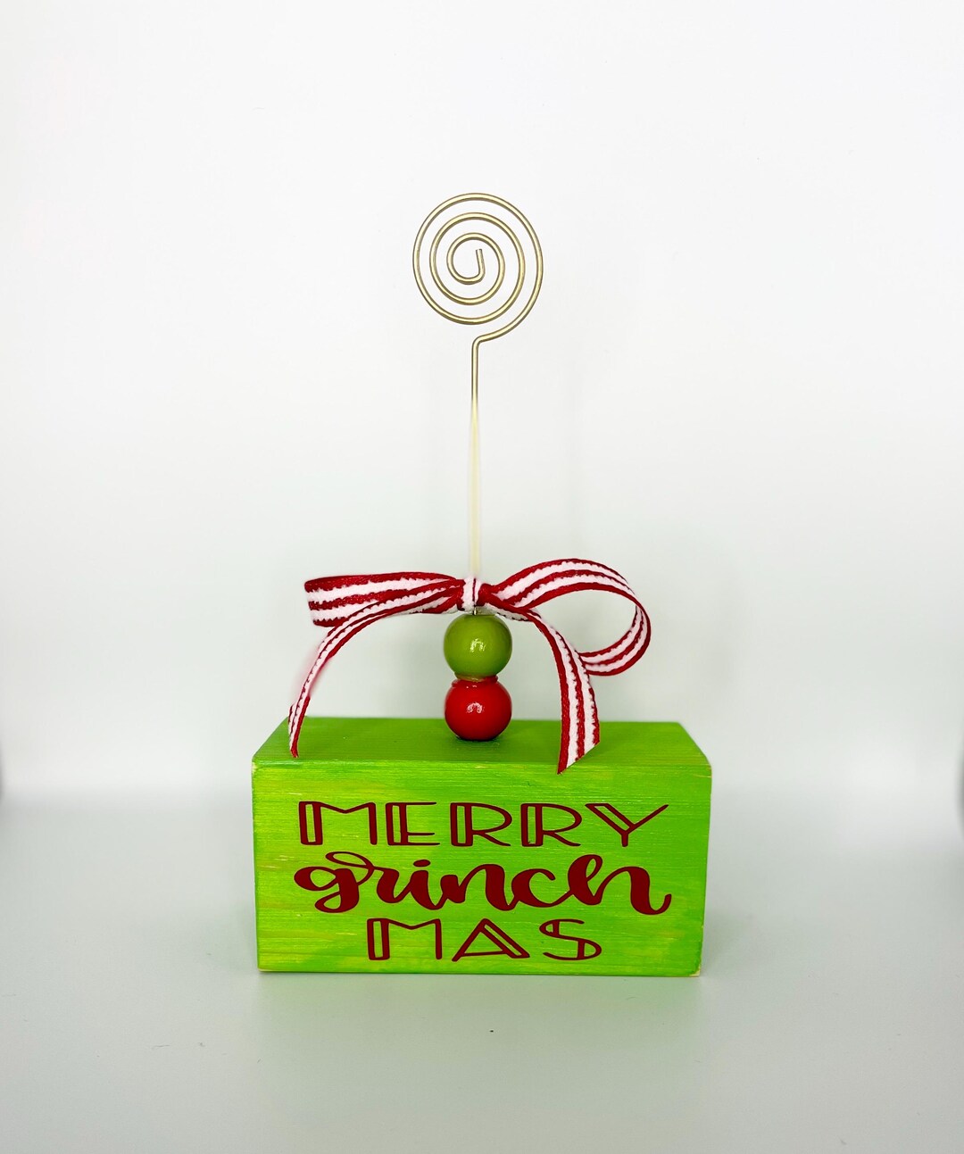 Grinch Picture Frame Grinch Picture Photo Holder Placement Cards ...