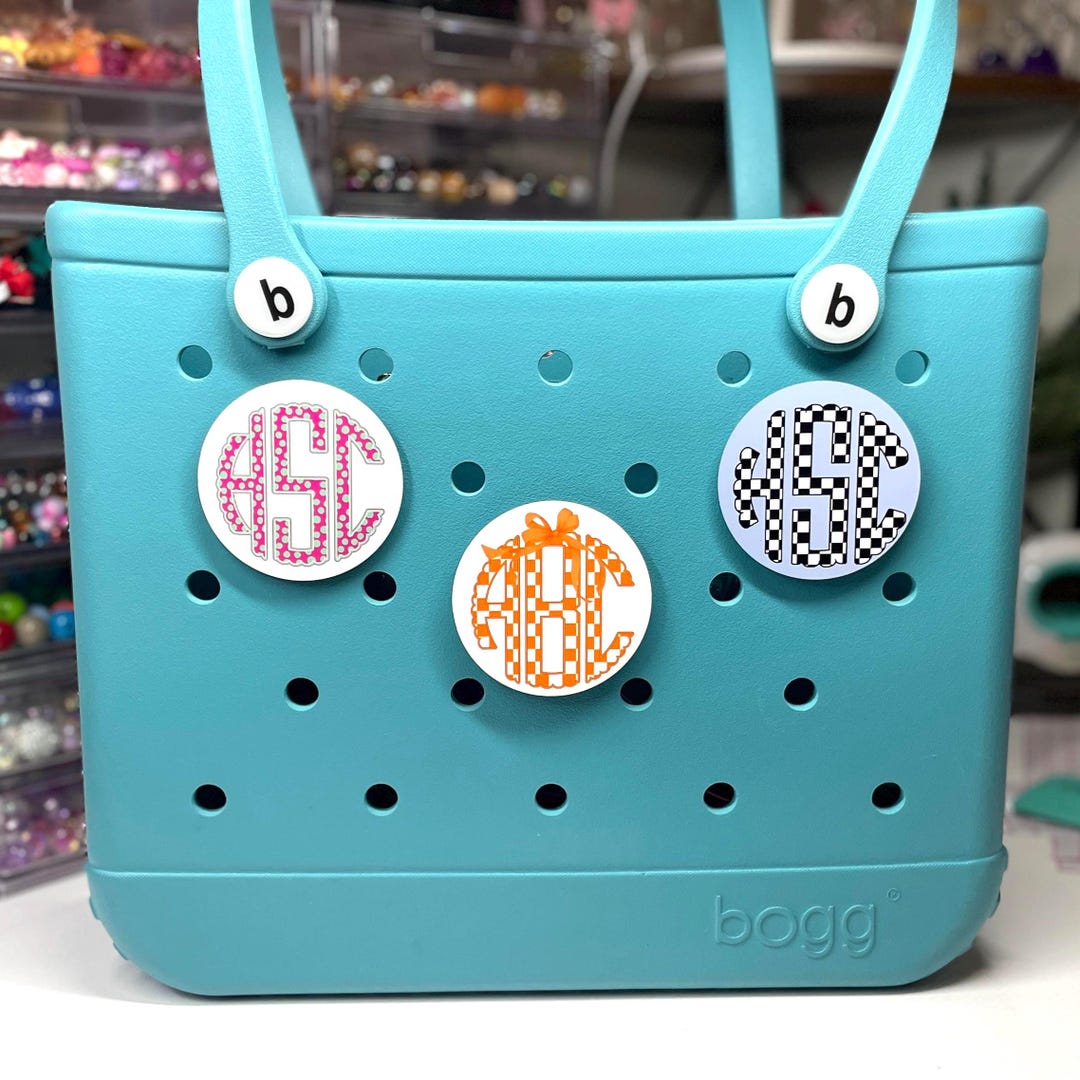 Personalized Monogram Bogg Bag Charm: Custom Bag Tag - Etsy