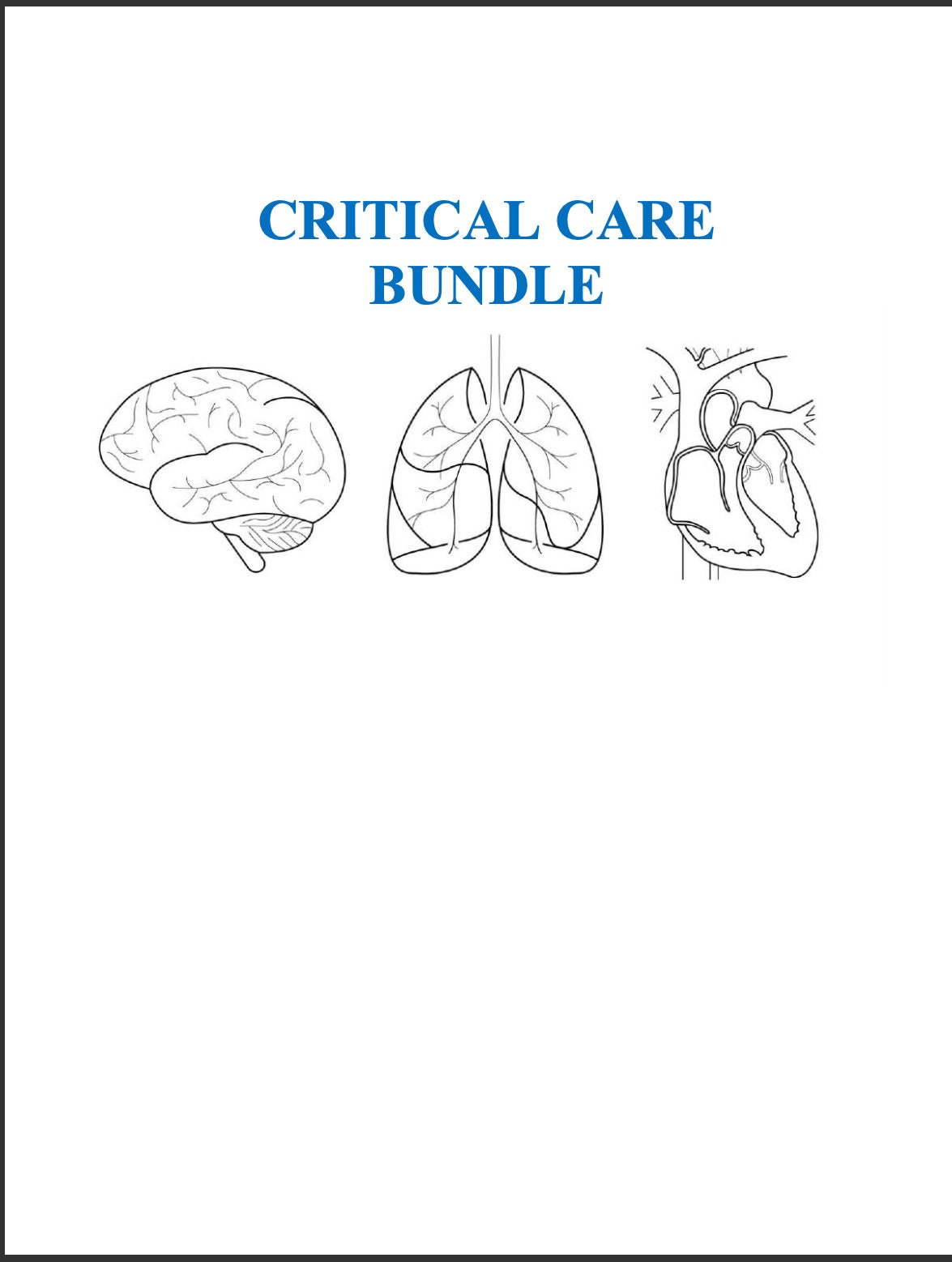 Critical Care Bundle - Etsy