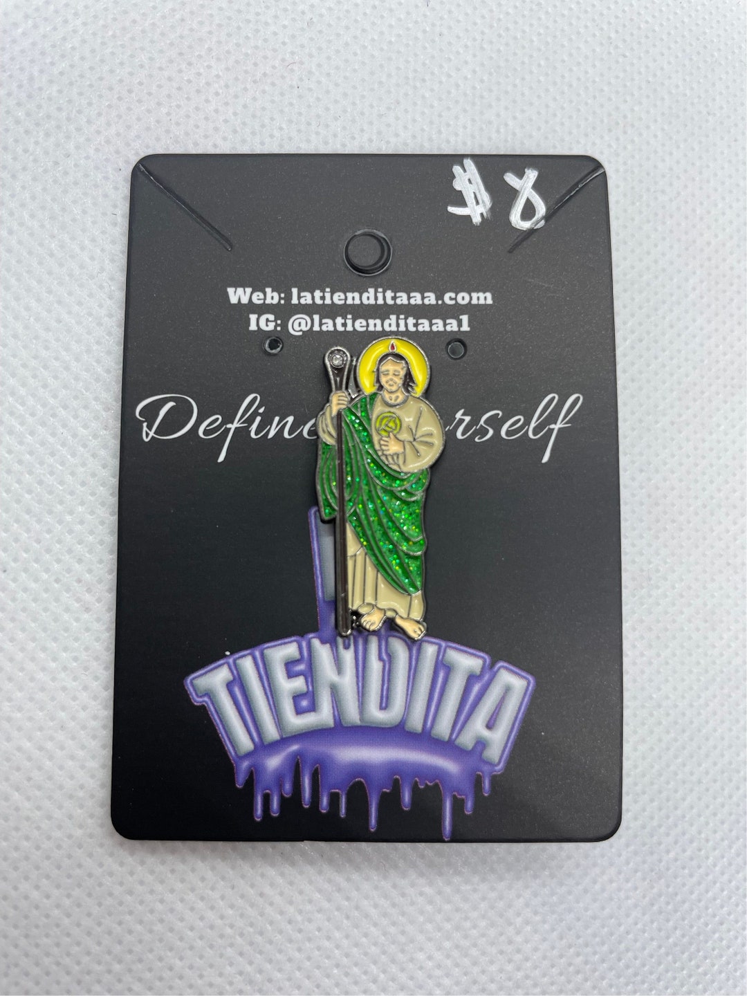 San Judas Metal Pin - Etsy