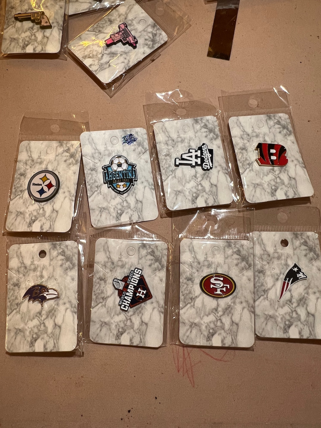 Sports Team Metal Pins - Etsy
