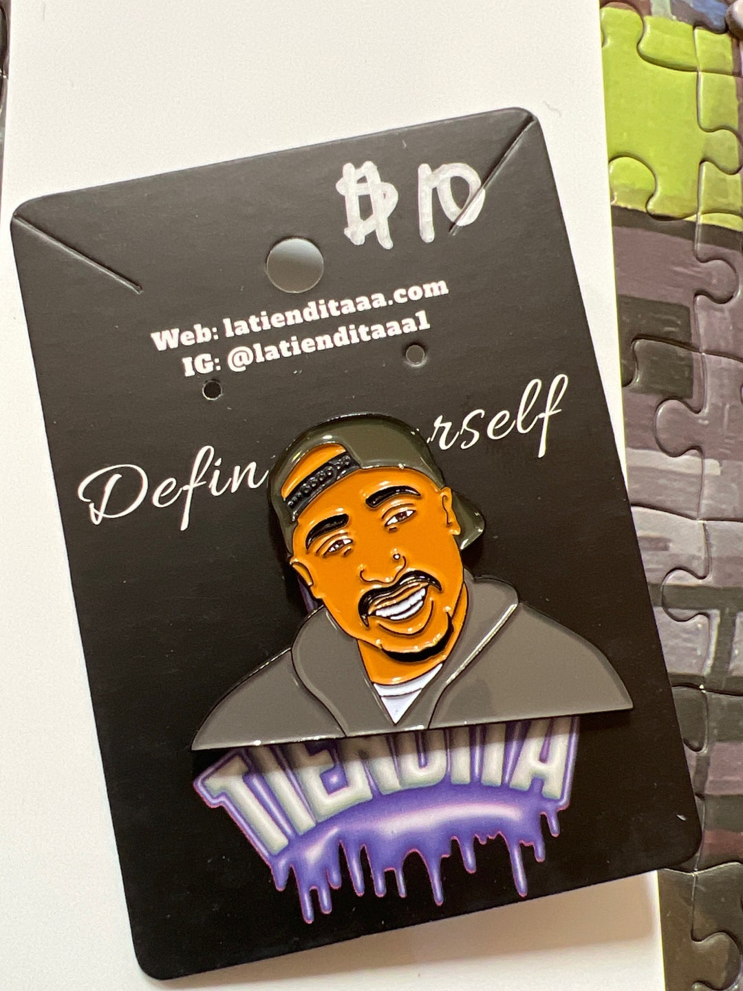 Tupac Metal Pin - Etsy