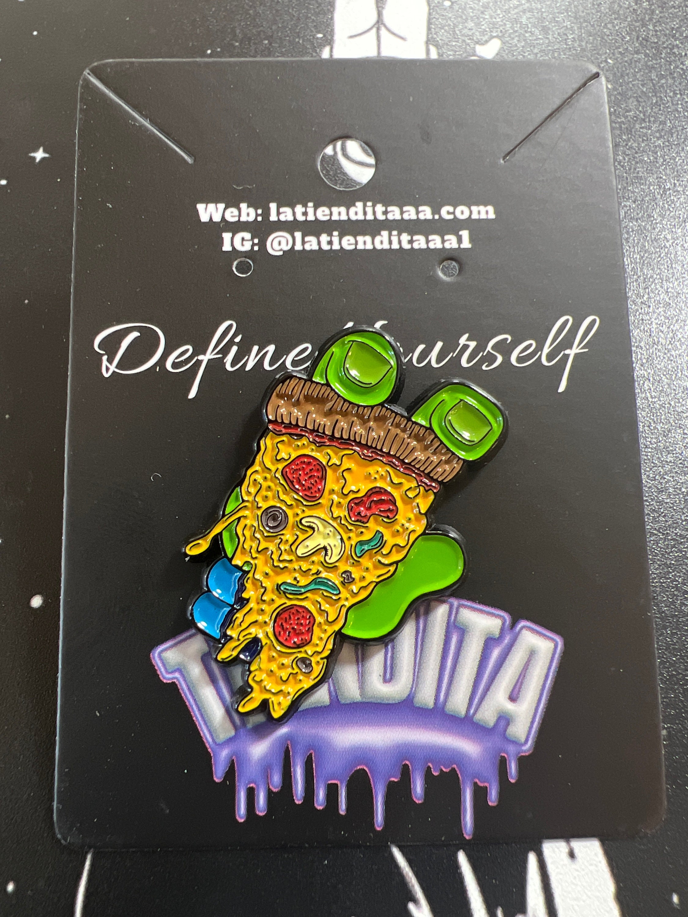 Pizza Metal Pin - Etsy