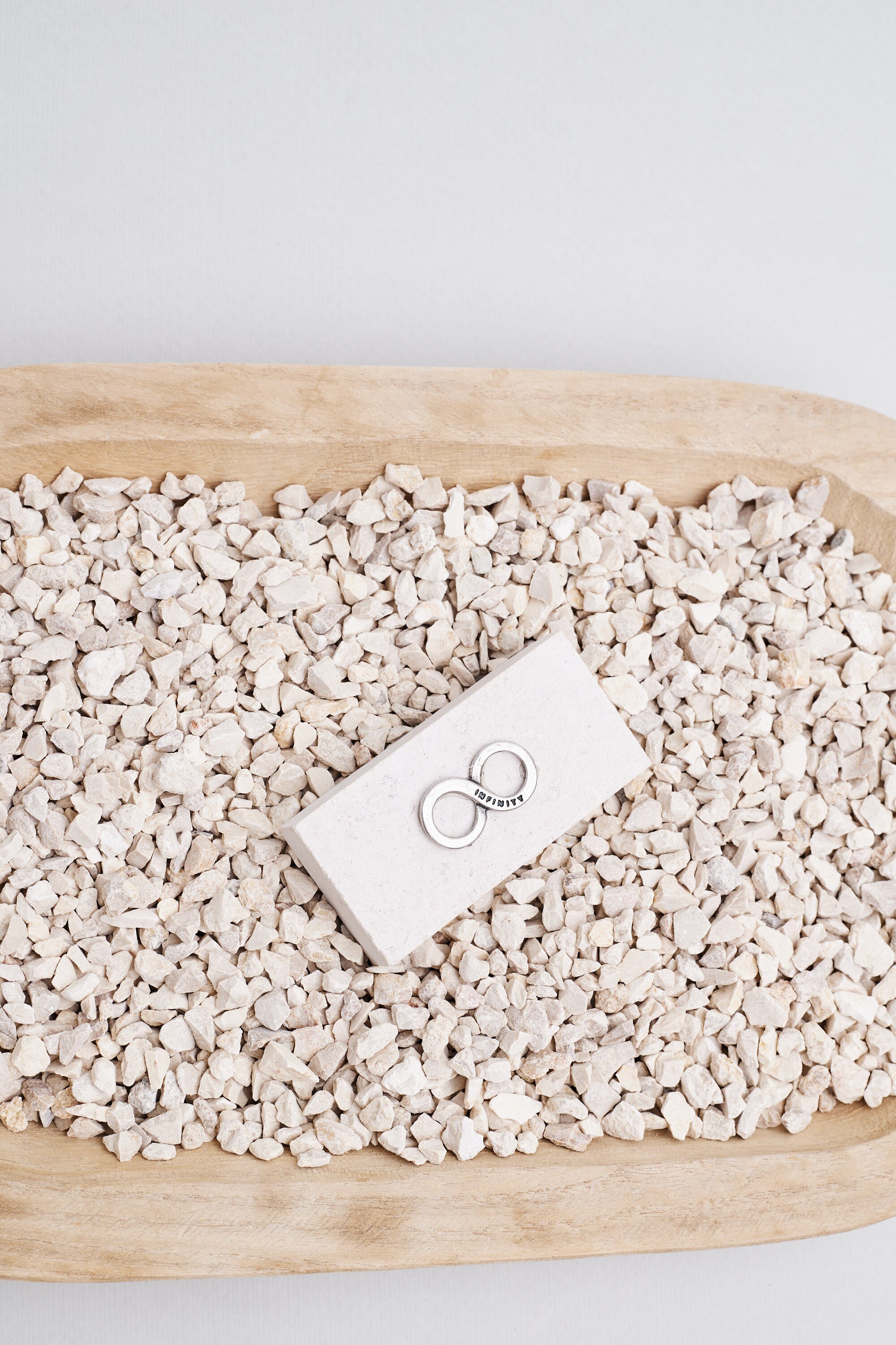 Jerusalem Infinity Charm Made From Jerusalem Stone - Etsy