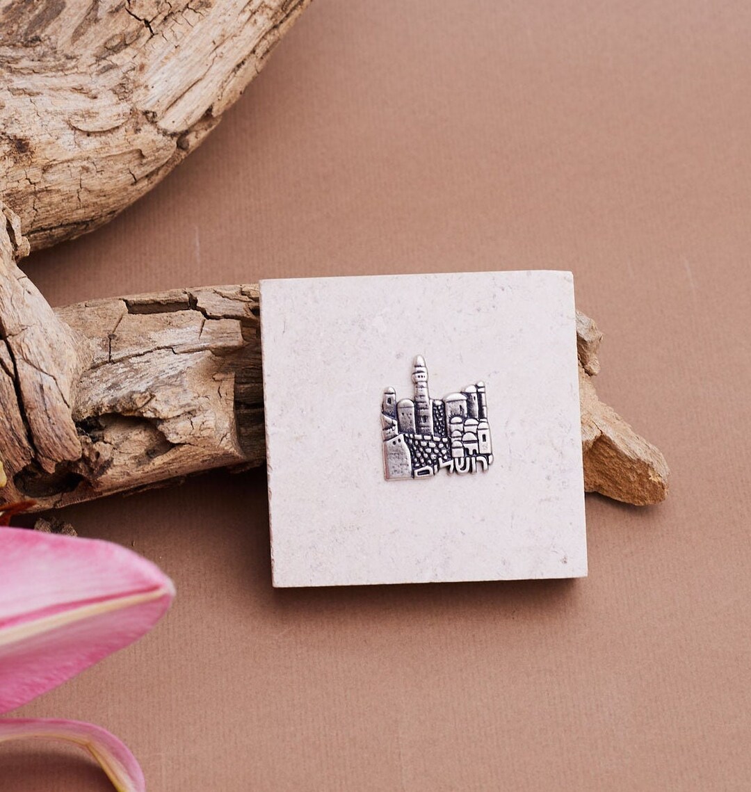 Ancient City of David Rock, Jerusalem Skyline Souvenir, Unique Holyland ...
