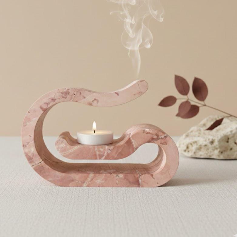 Jerusalem Stone Aroma Diffuser, Tea Light Oil Warmer, Holy Land ...