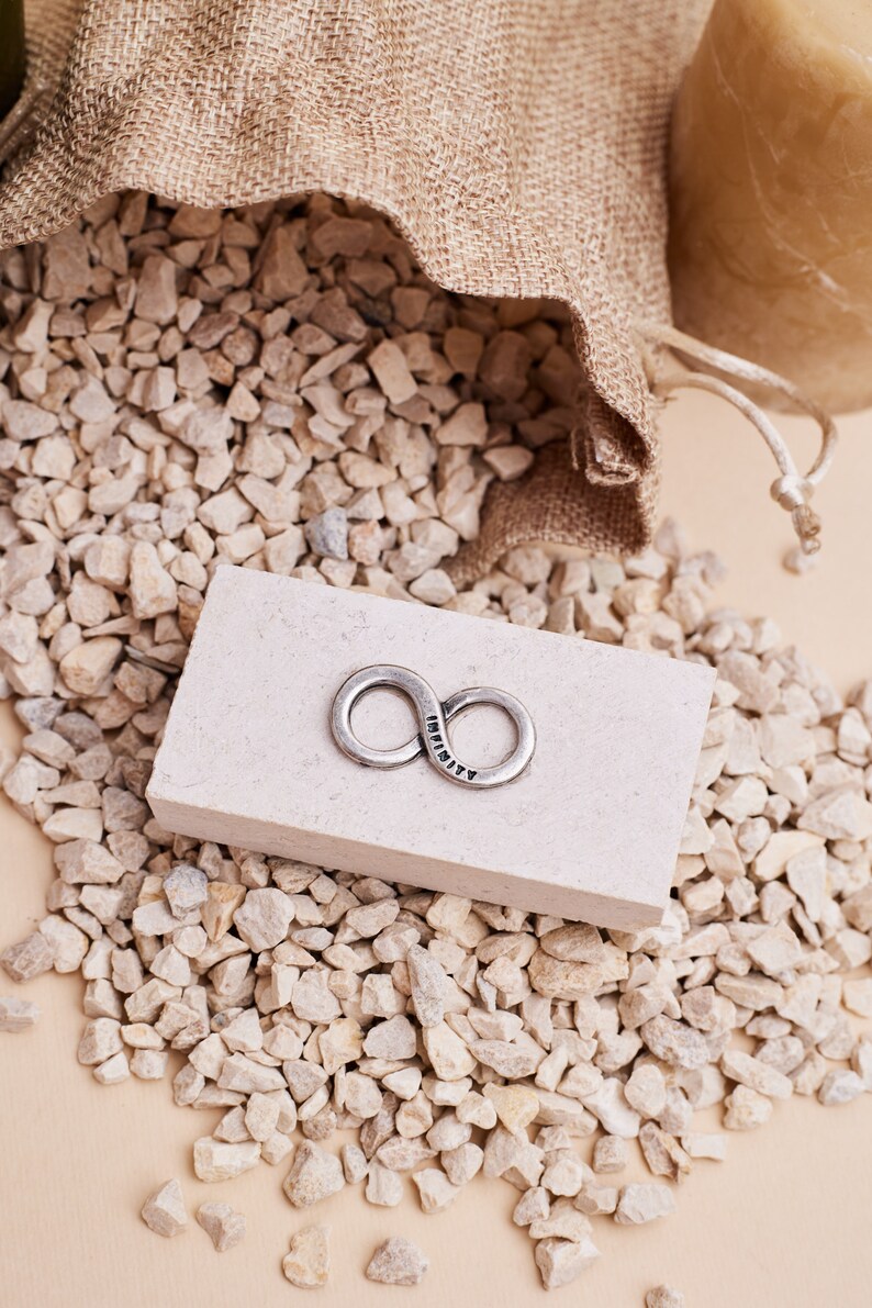 Jerusalem Infinity Charm Made From Jerusalem Stone - Etsy