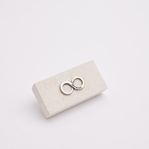 Jerusalem Infinity Charm Made From Jerusalem Stone - Etsy
