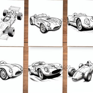Cars Coloring Pages, Cute Coloring Pages, Kids and Adults, Digital ...