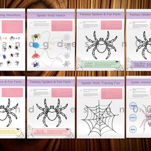 Printable Spider Activities for Preschoolers Animal Coloring Pages ...