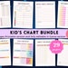 Editable Reward Chart Bundle for Kids Fun Chore Chart Designs Daily ...