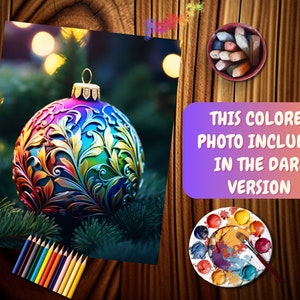 Christmas Ornaments Coloring Page Printable Color Christmas Ornaments ...
