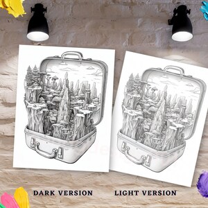 Worlds in a Suitcase Coloring Pages Suitcase Worlds Coloring Sheets ...