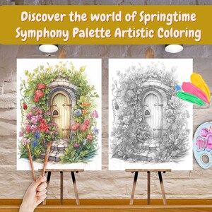 Printable Coloring Pages for Spring Coloring Pages Printable Spring ...