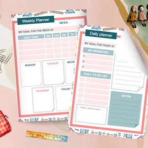 Editable Back to School Elementary School Planner Printable, INSTANT ...