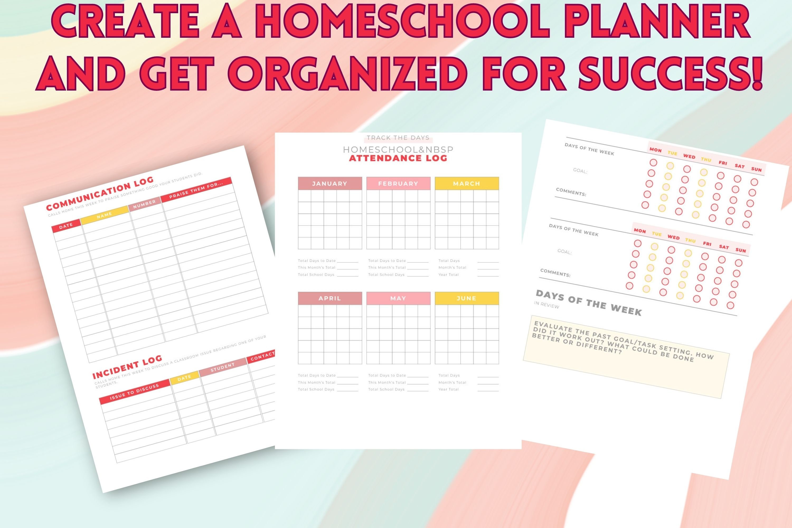 50 Pages HOMESCHOOL Planner Printable Home School Planner - Etsy