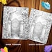 Magical Forest Gate Coloring Pages Printable Enchanted Gate Coloring ...