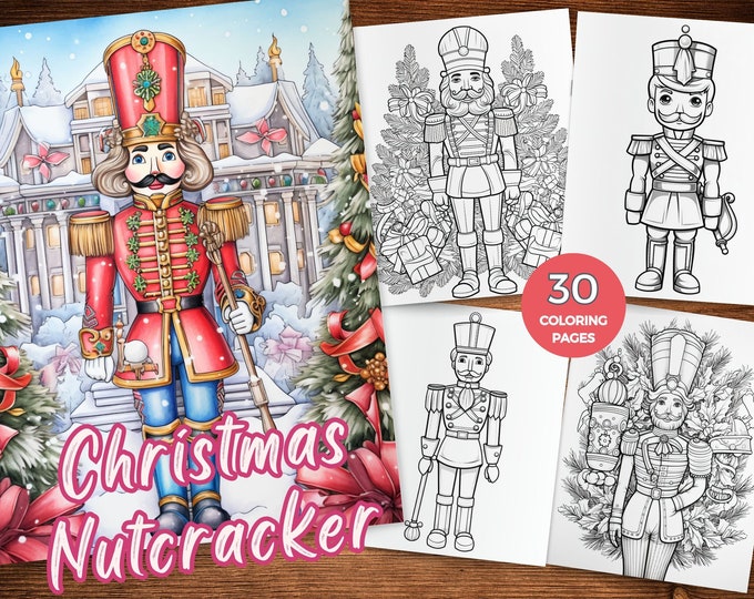 Nutcracker Coloring Pages, Nutcracker Pintables, Christmas Coloring ...