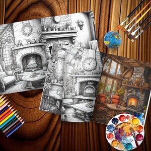 Coloring Book Cafe Coloring Pages Cozy Cafe Shop Coloring Sheets Coffee ...