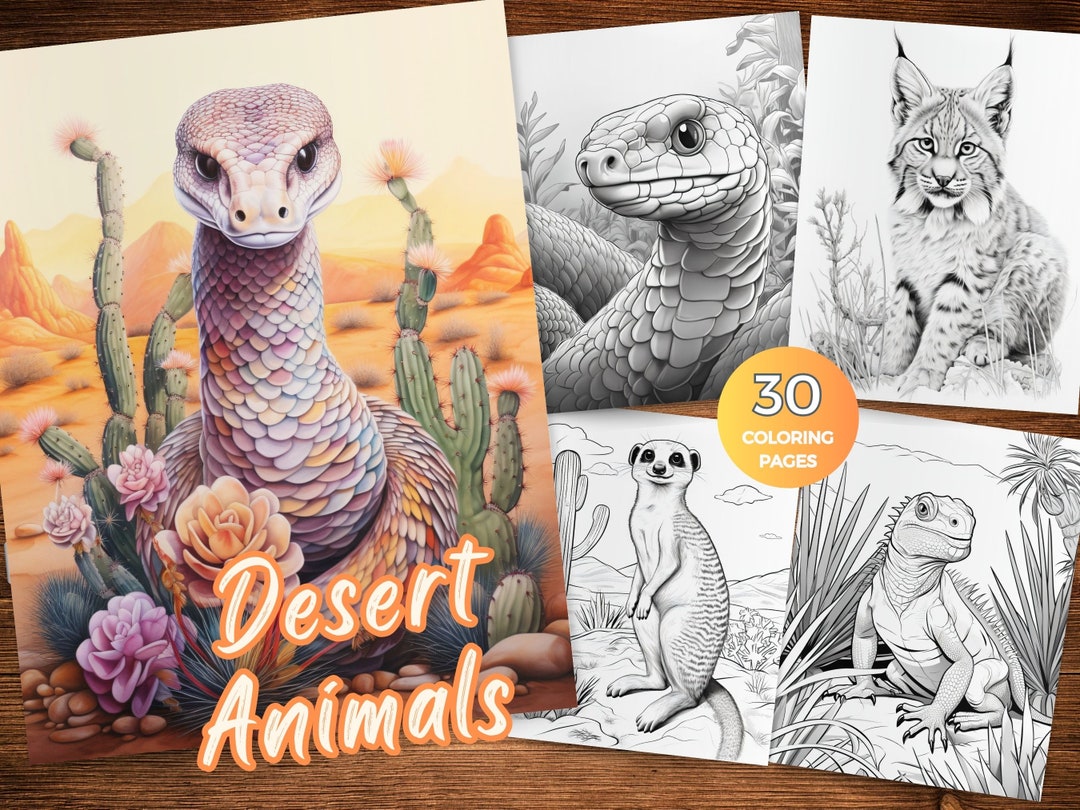 Desert Animals Coloring Pages Arizona Desert Animals Coloring Picture ...