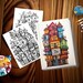 Doodle House Coloring Pages Printable Unique Architectural Coloring ...