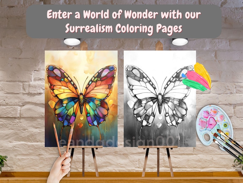 Surrealism Coloring Pages Fantasyabstract Coloring Book Surreal Art ...