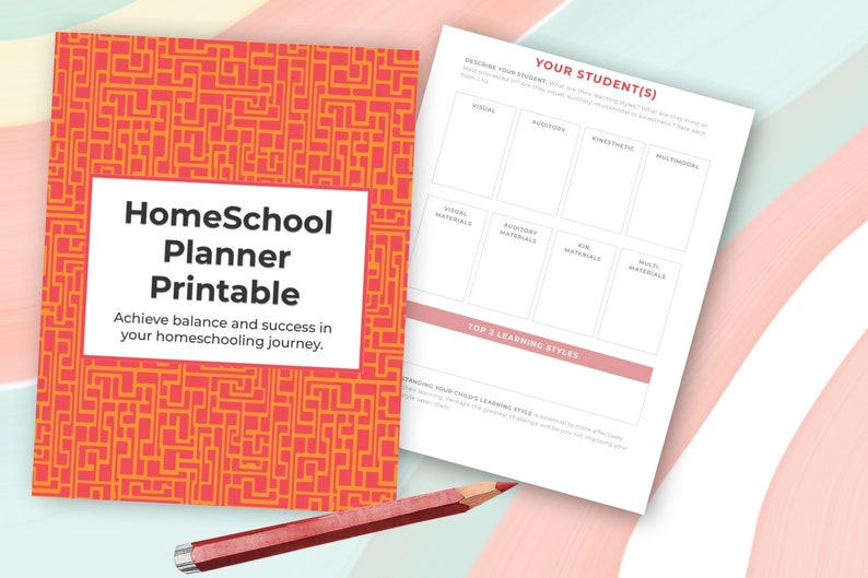 50 Pages HOMESCHOOL Planner Printable Home School Planner - Etsy