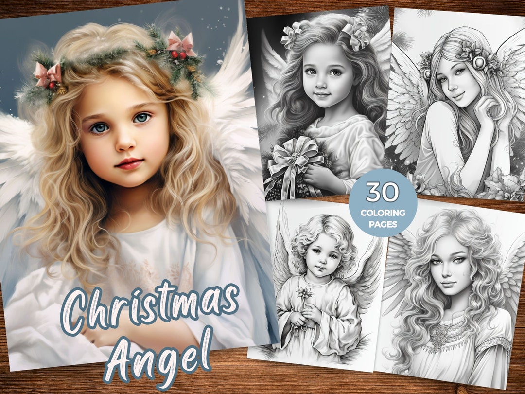 Christmas Angel Coloring Page of Angel Coloring Sheets Christmas ...
