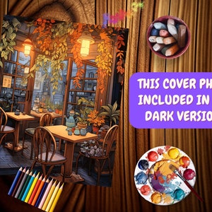 Coloring Book Cafe Coloring Pages Cozy Cafe Shop Coloring Sheets Coffee ...