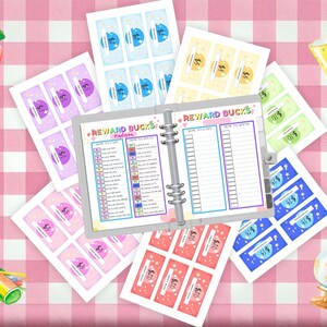 Editable Kids Reward Bucks Printable, INSTANT DOWNLOAD, Mom Bucks ...