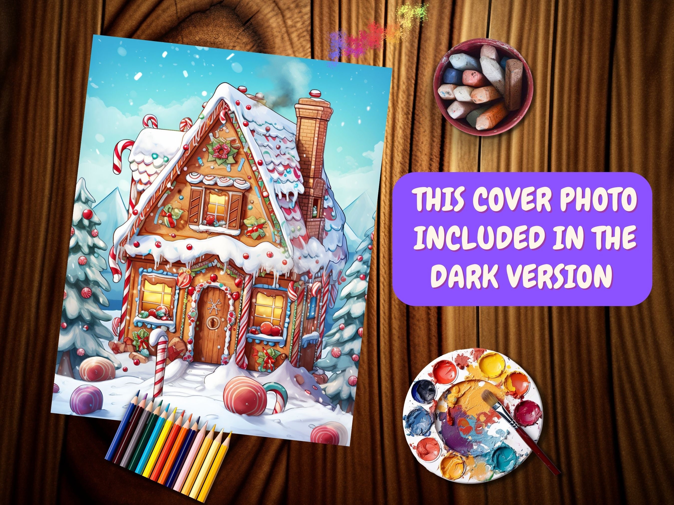 Gingerbread House Coloring Pages for Adults of Gingerbread Houses Candy ...
