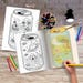 Mini World in a Can Coloring Pages, Whimsical Tiny Worlds Inside Cans ...
