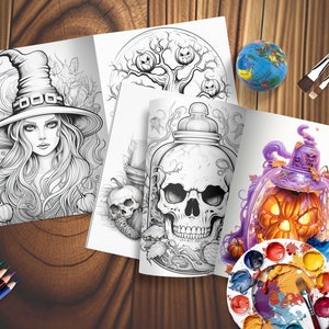 Witchy Goodies Coloring Book Instant Download Witchy Vibes Coloring ...
