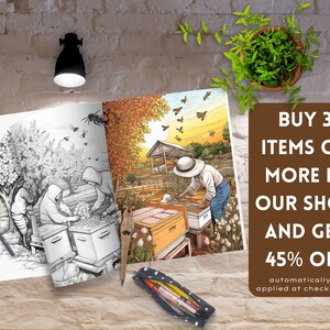 Spring Farm Life Coloring Pages for Adults Instant Download Spring Time ...