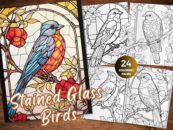 Stain Glass Coloring Pages [2025]