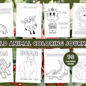 Printable Wild Animal Coloring Pages for Kids Wild Animals Coloring ...