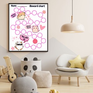 Cats Reward Chart, Printable Cats Behavior Chart, Daily Chore Chart ...