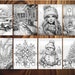 Coloring Winter Scene Coloring Pages Printable Winter Christmas Scene ...