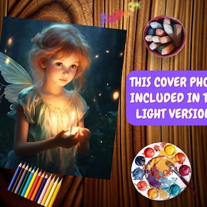 Light Fairies Coloring Book Fairies With Lights Coloring Pages for ...