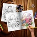 Floral Handbags Coloring Pages for Adults Instant Download - Etsy New ...