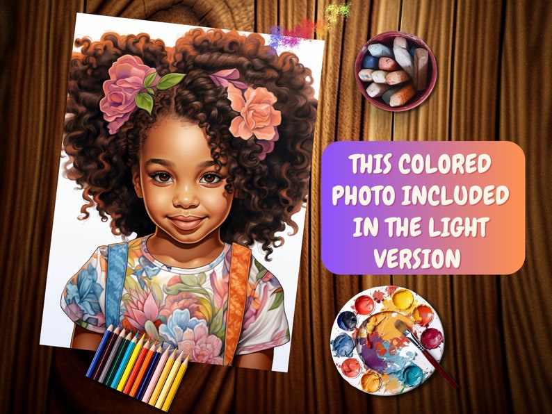 African American Kids Coloring Pages Printable Kids Grayscale Coloring ...