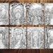 Magical Forest Gate Coloring Pages Printable Enchanted Gate Coloring ...