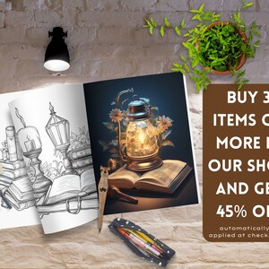 Cozy Reading Nook Coloring Pages Book Lovers Coloring Sheets Book Nook ...