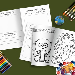 Printable Wild Animal Coloring Pages for Kids Wild Animals Coloring ...