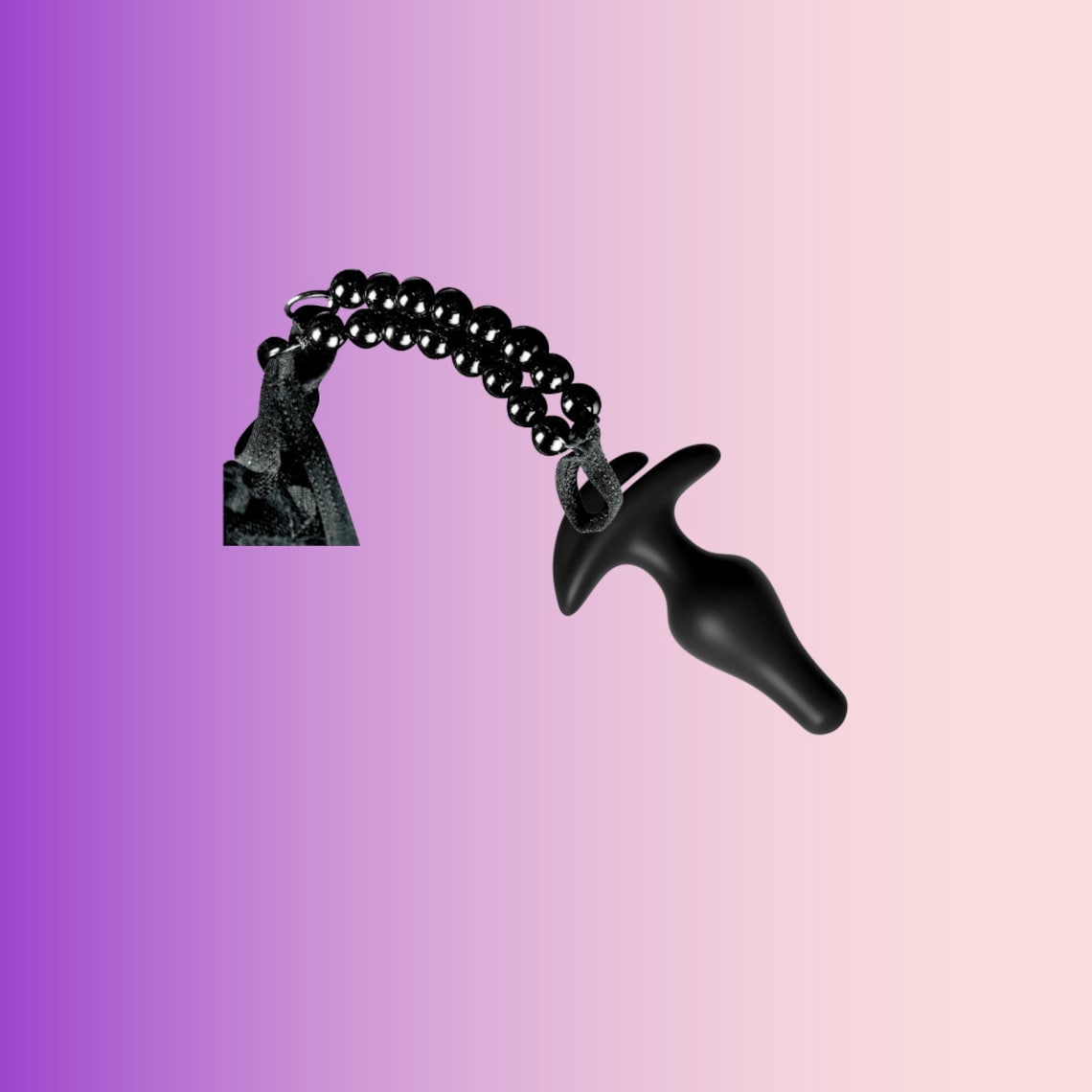 Pofreier String mit Analplug aus Silikon und - Etsy.de