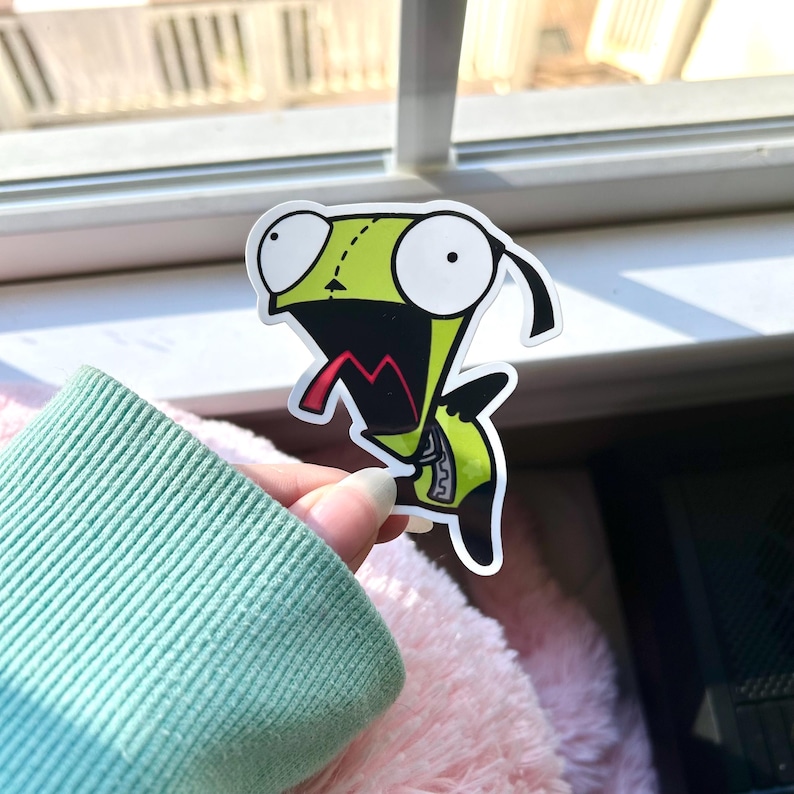 GIR Sticker From Invader Zim - Etsy