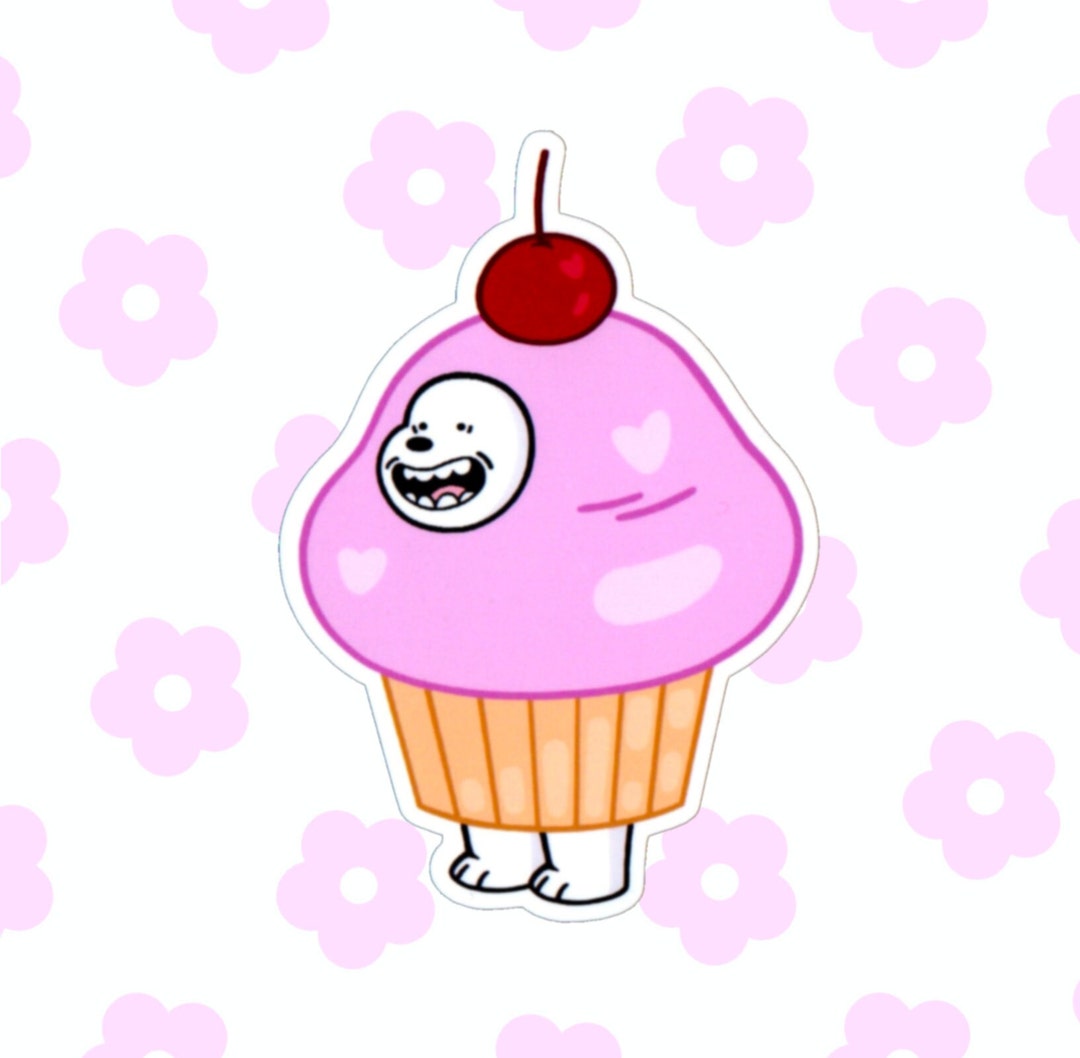 ICE BEAR CUPCAKE Sticker From We Bare Bears - Etsy