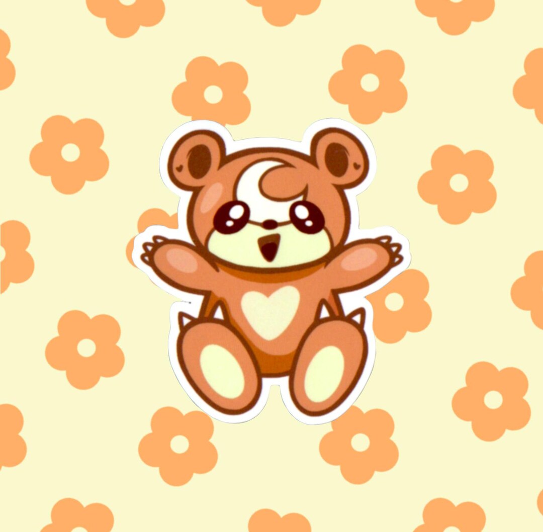 TEDDYURSA Sticker From Pokemon - Etsy