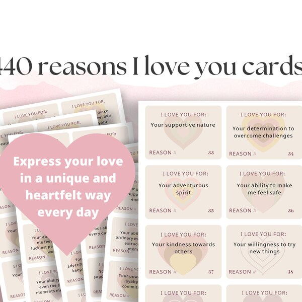 365 Reasons Why I Love You - Etsy