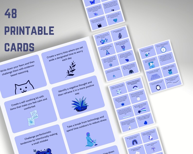 OCD Therapy Worksheet Ocd Worksheets Mental Health Cards Ocd Workbook ...